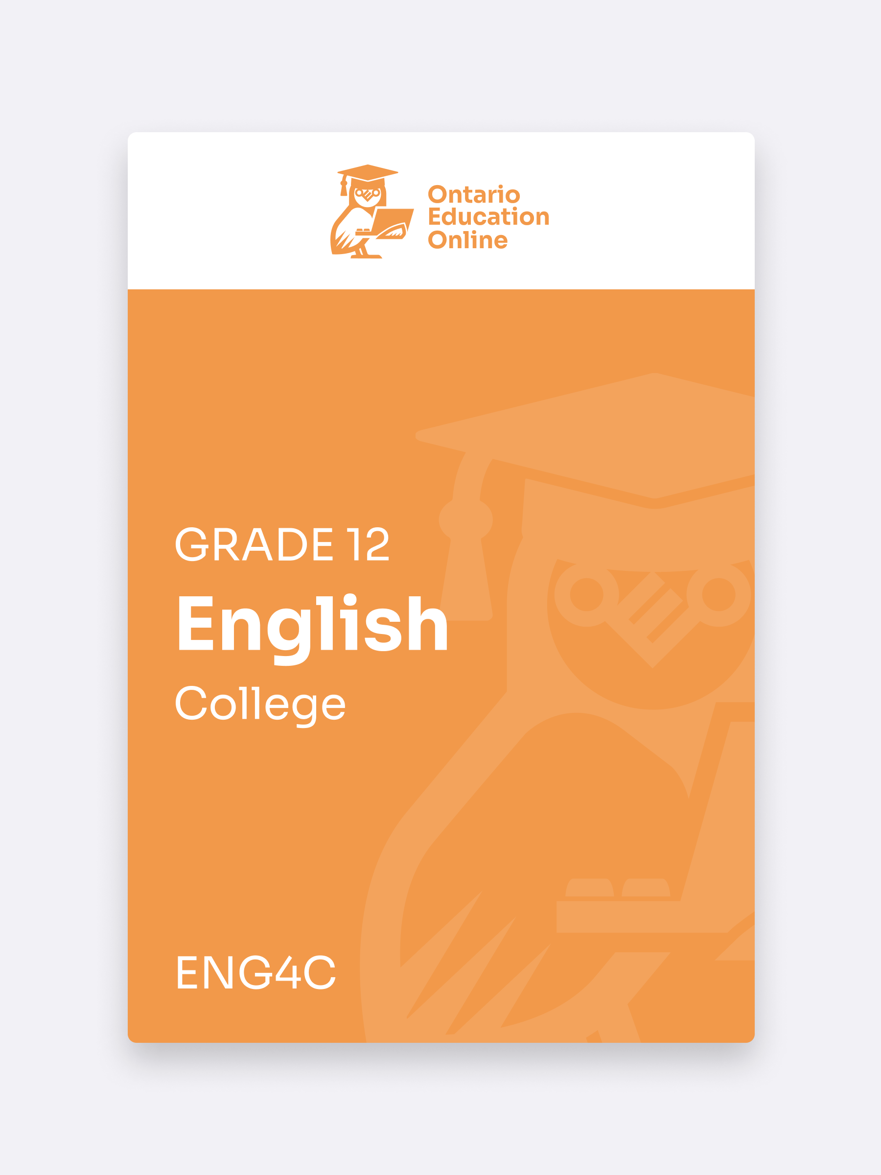 Grade 12 College English Online (ENG4C)